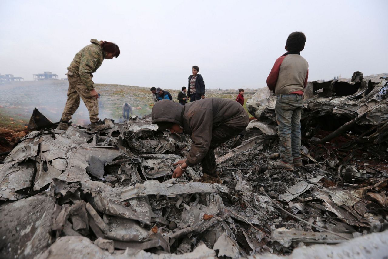 Military, activists: Syrian helicopter shot down in Aleppo
