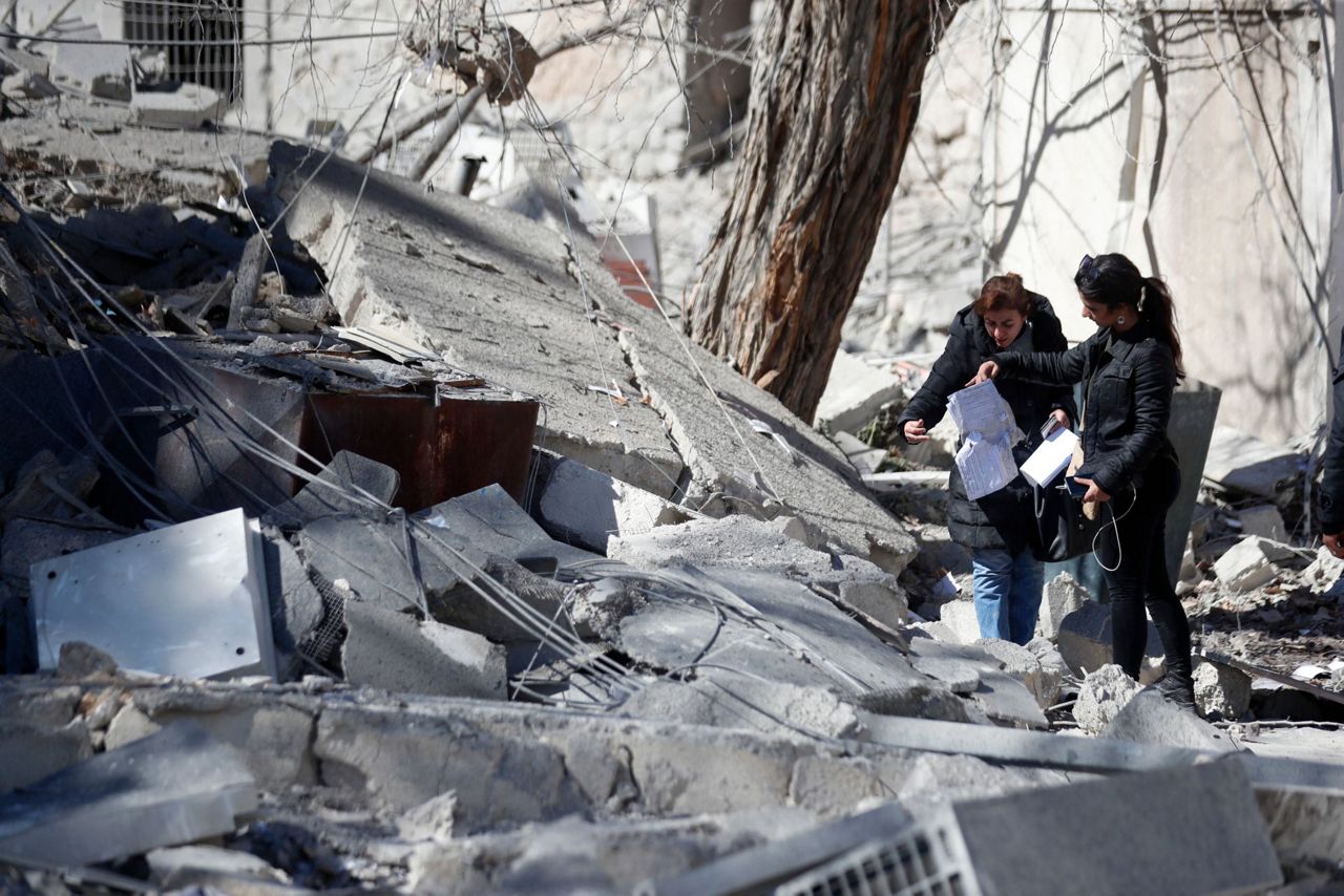 Syrian state media: Israeli airstrikes kill 5 in Damascus