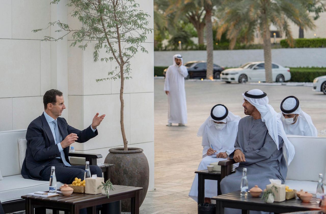 Syria's Assad visits UAE, 1st trip to Arab country since war