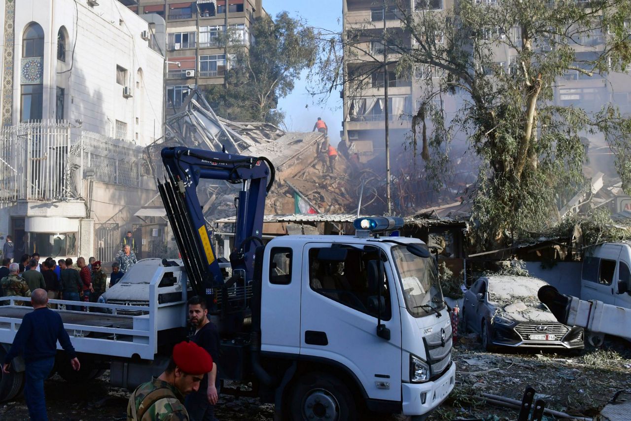 Syria says an Israeli airstrike has destroyed Iran's consulate building ...