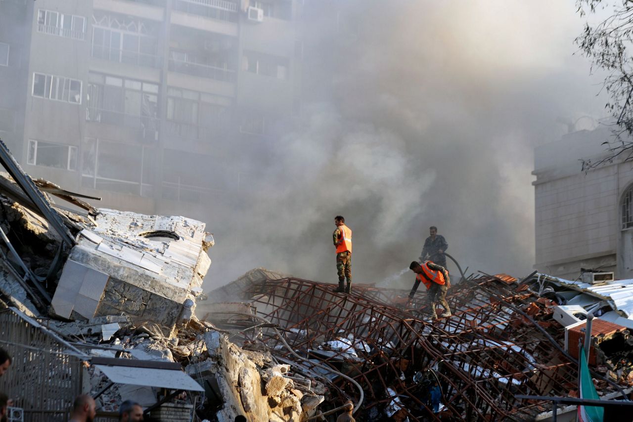 Syria says an Israeli airstrike has destroyed Iran's consulate building ...