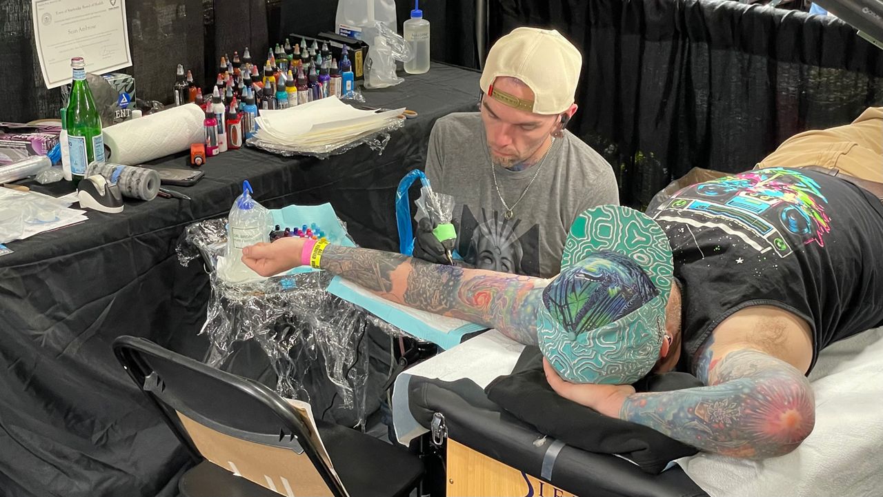 Ink enthusiasts enjoy Massachusetts Tattoo and Arts Festival