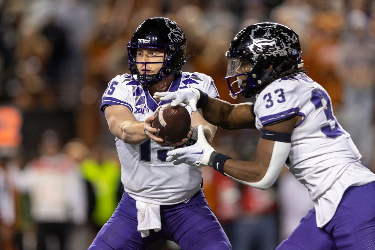 No. 4 TCU tops No. 18 Texas 17-10 to earn Big 12 title berth