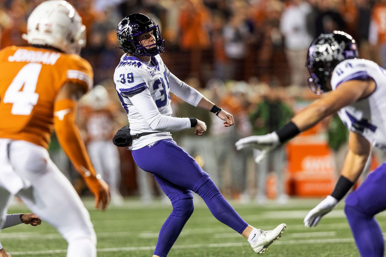 No. 4 TCU tops No. 18 Texas 17-10 to earn Big 12 title berth