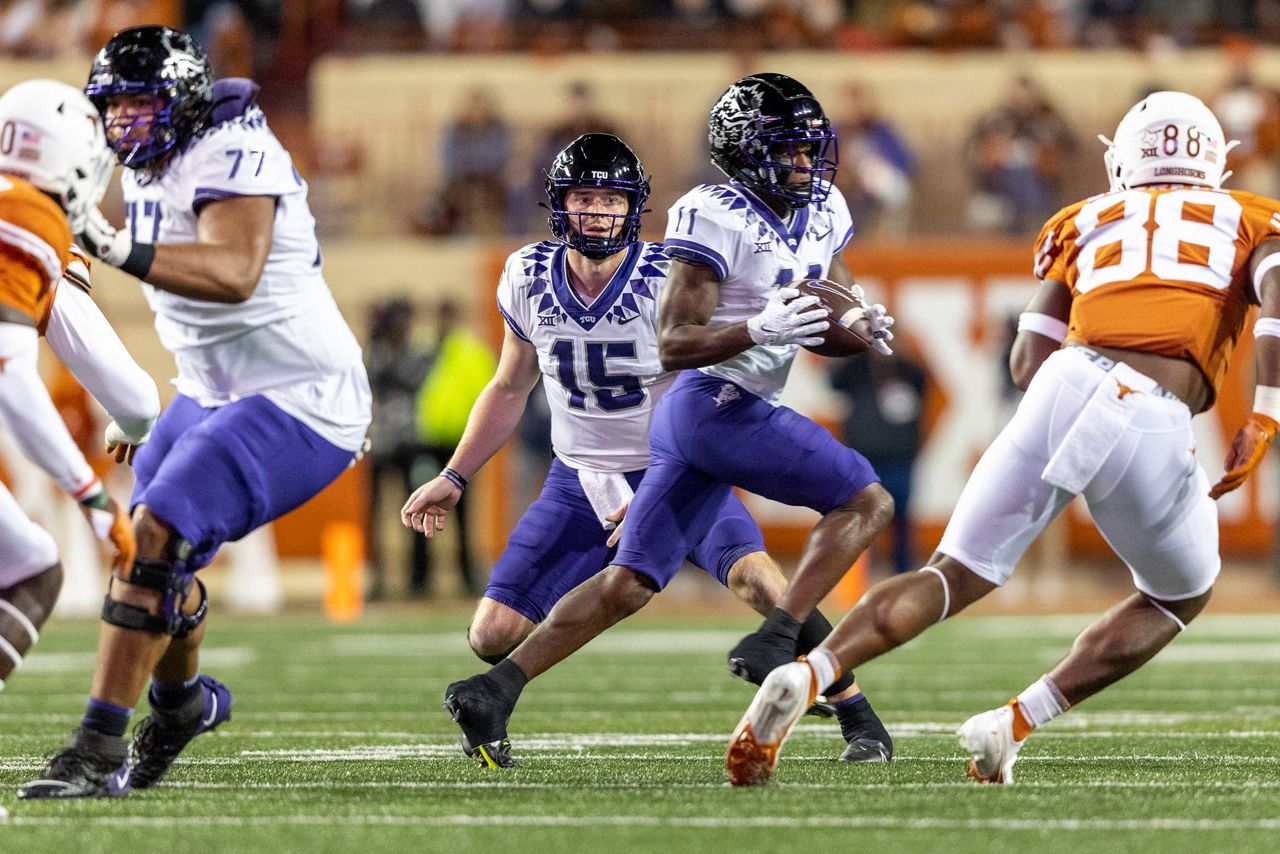 No. 4 TCU tops No. 18 Texas 17-10 to earn Big 12 title berth