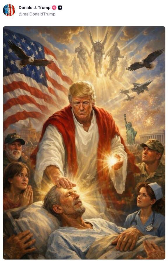 Trump AI image and pope criticism met with swift reaction