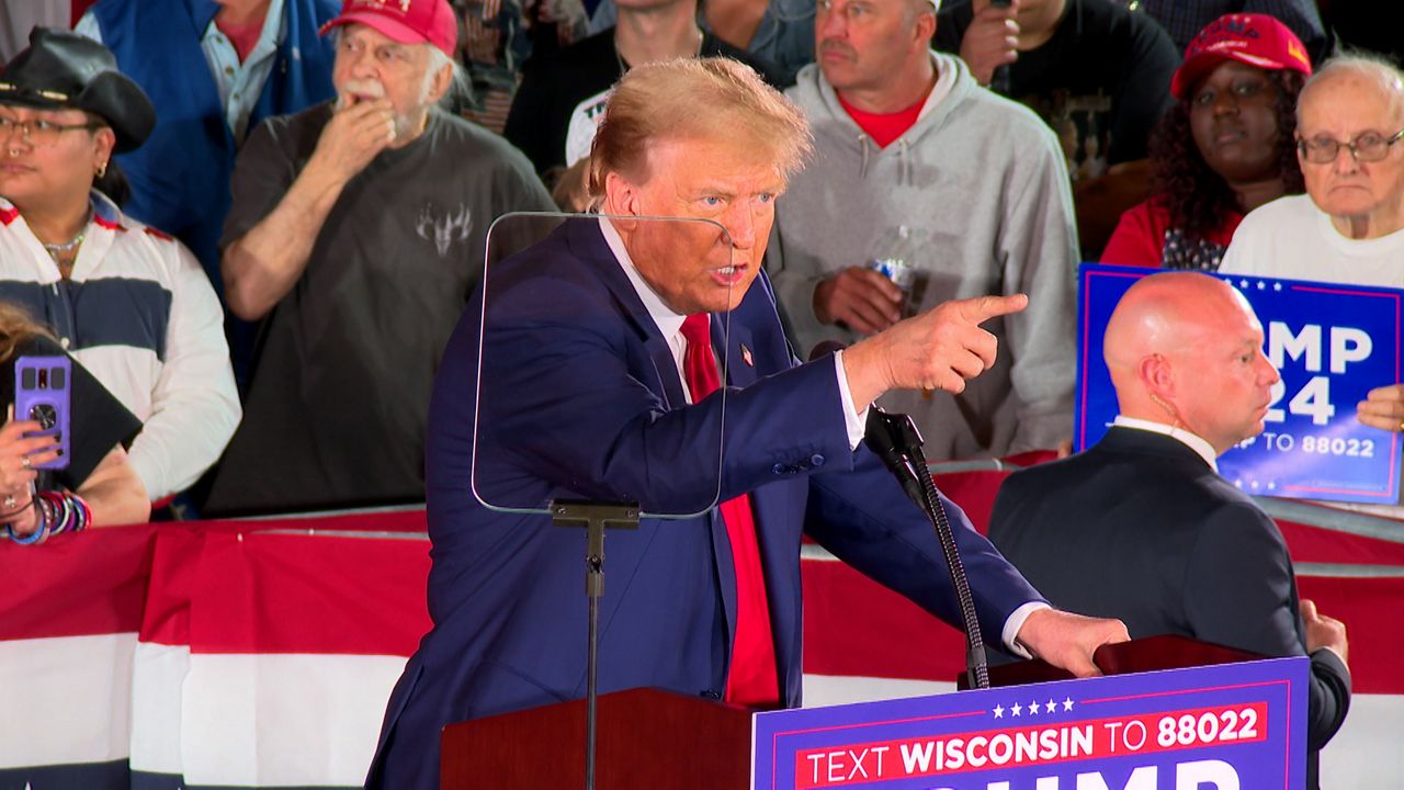 Trump blasts Biden on inflation during Wisconsin visit
