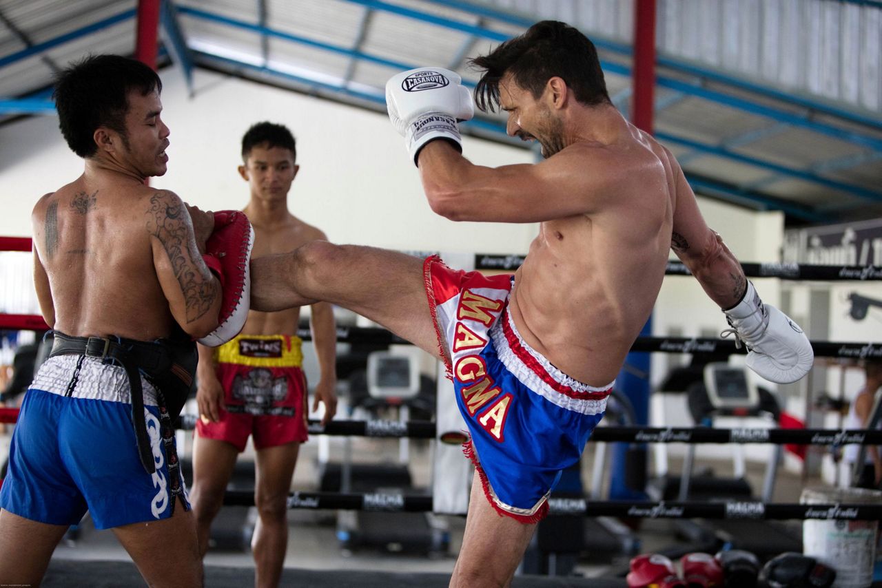 On Netflix now, Frank Grillo is looking for a fight