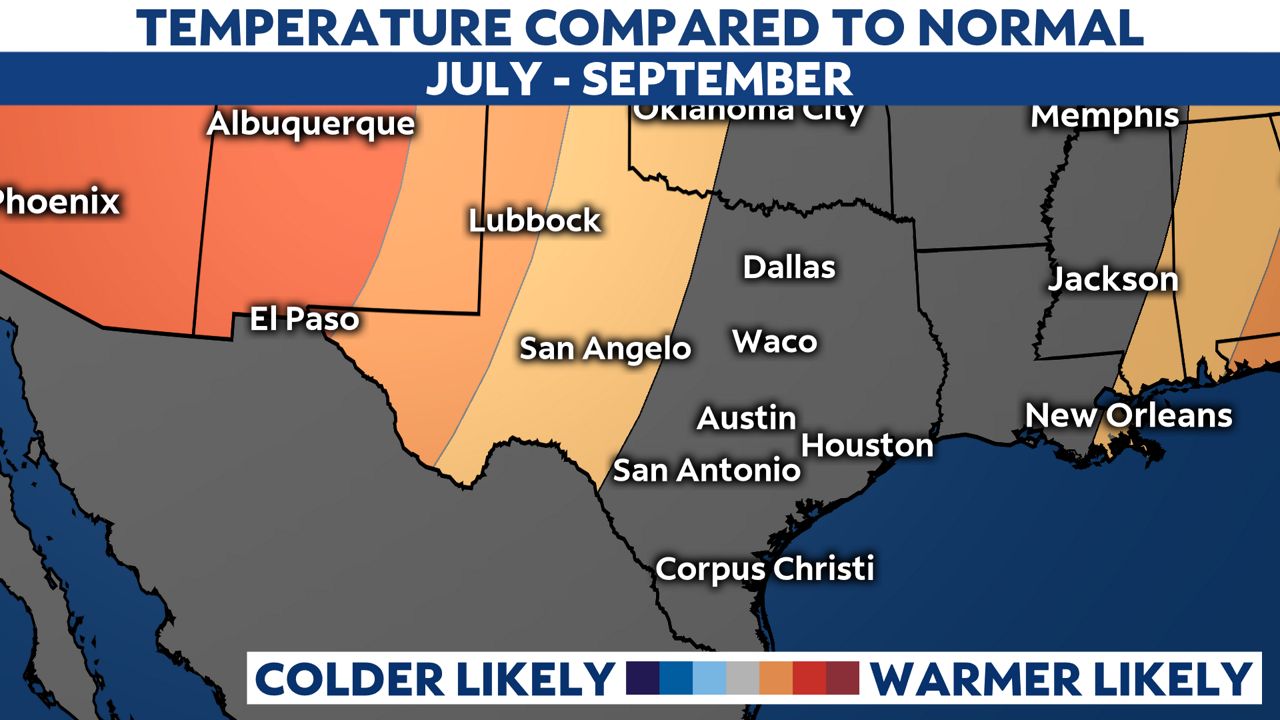 Wetter conditions expected throughout the summer