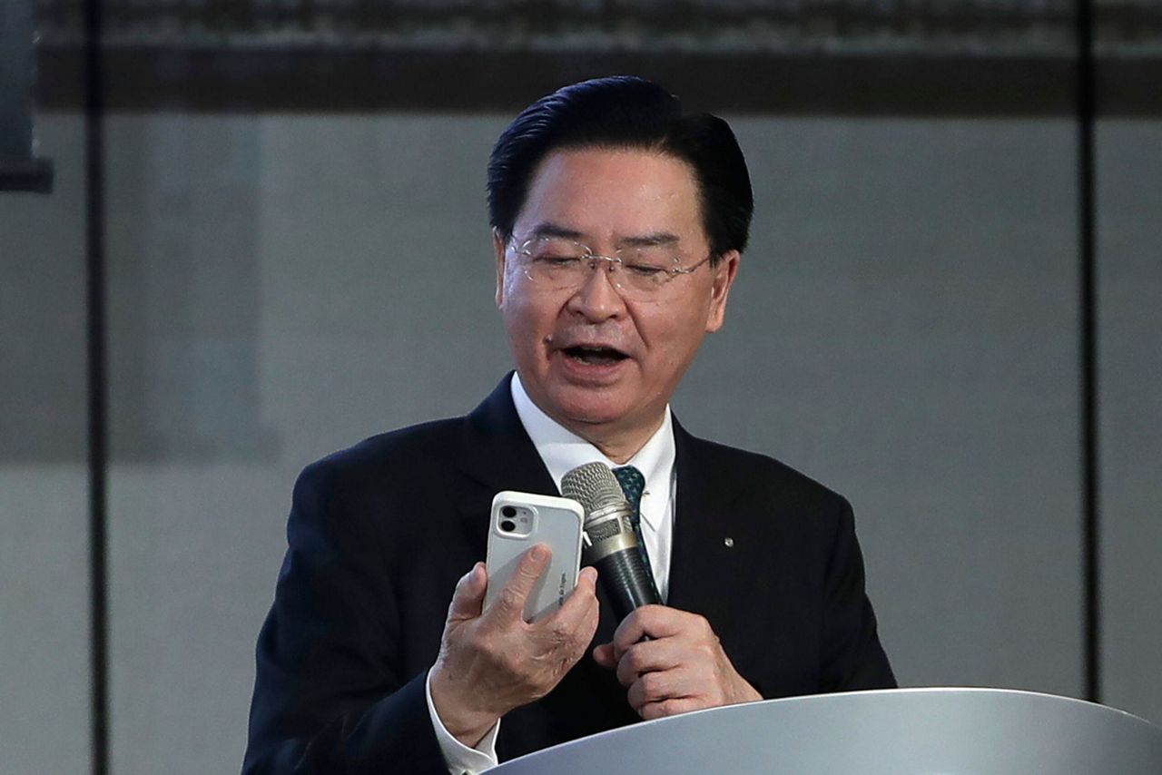 Taiwan’s Defense Ministry issues an alert saying China has launched a ...