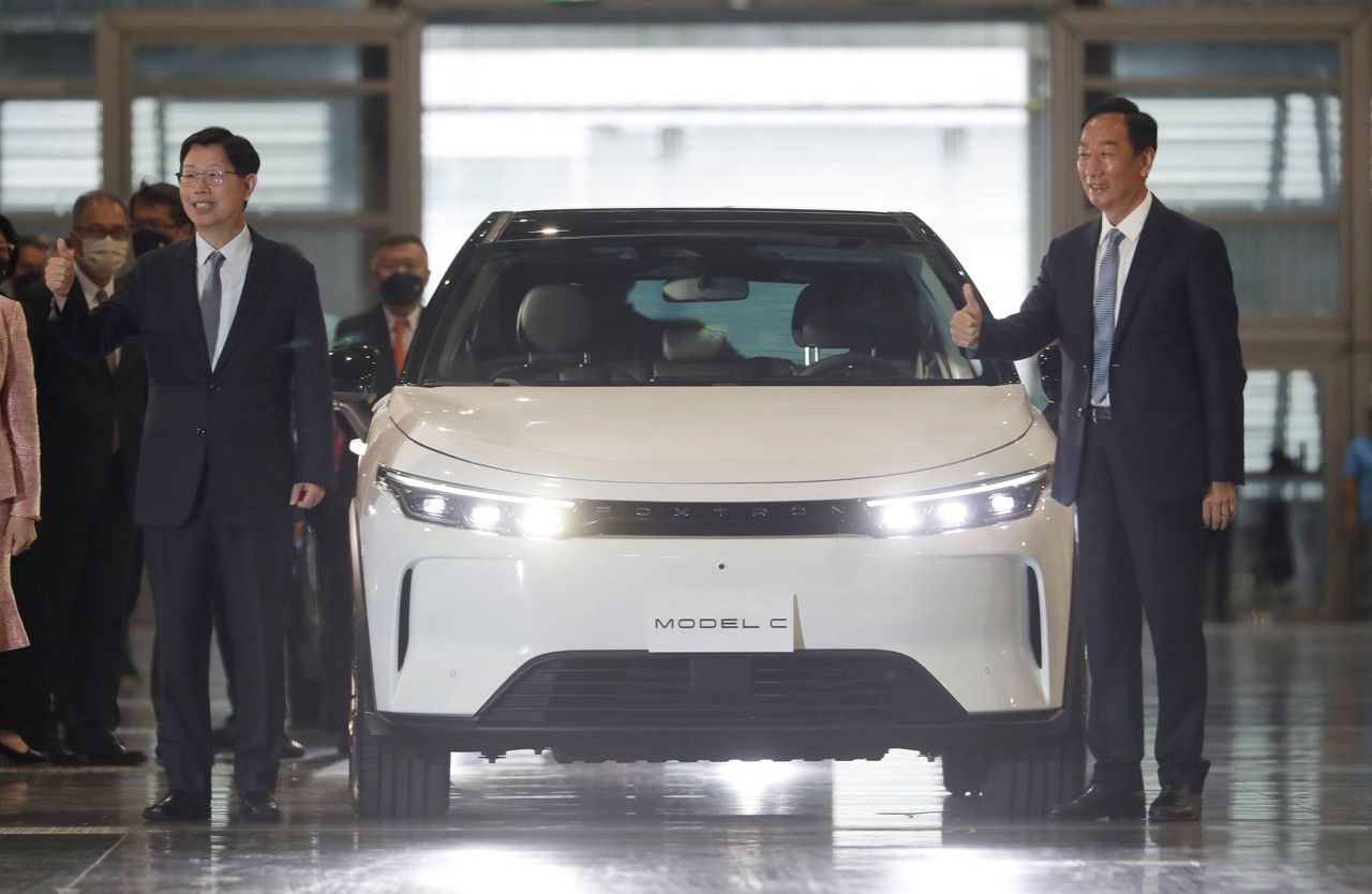 Smartphone maker Foxconn unveils EV for Taiwan brand Yulon
