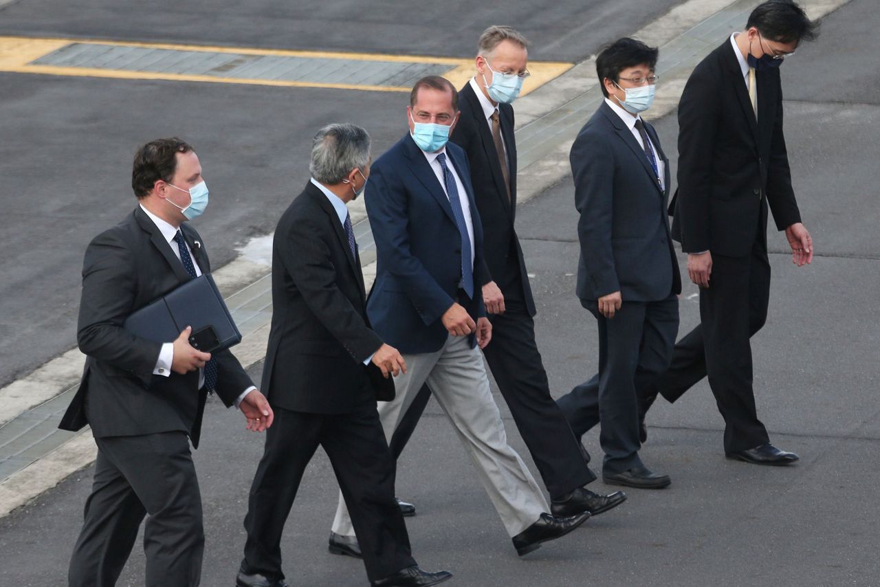 Azar leads highest-level US delegation to Taiwan in decades