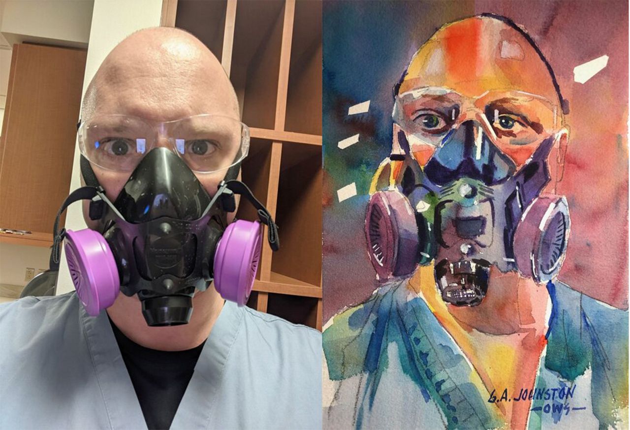 Portrait Artists Honor Health Care Heroes