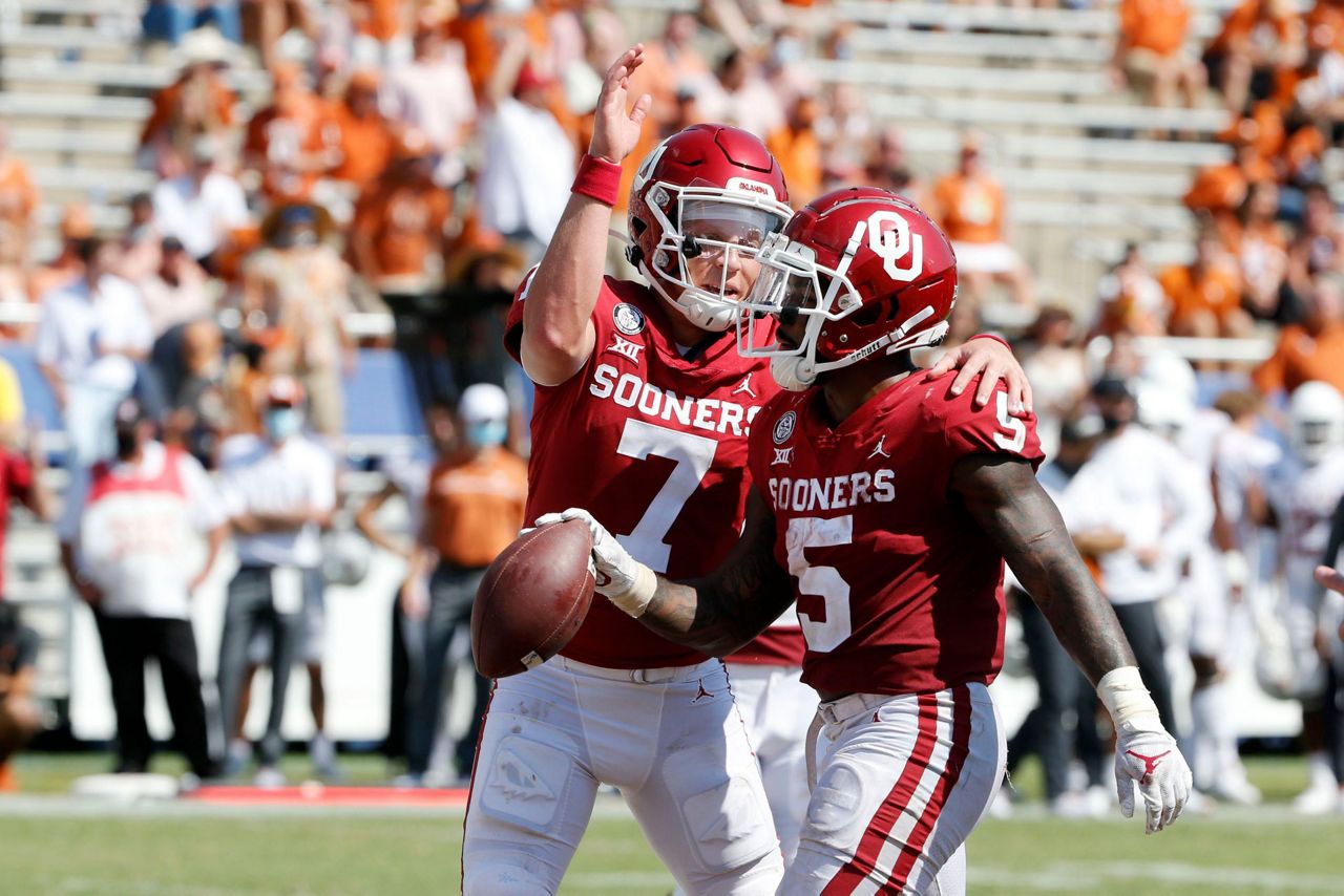 Rattler TD pass in 4th OT sends OU past No. 22 Texas 53-45