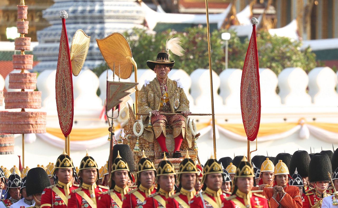 Newly crowned Thai king begins 2nd day of coronation events