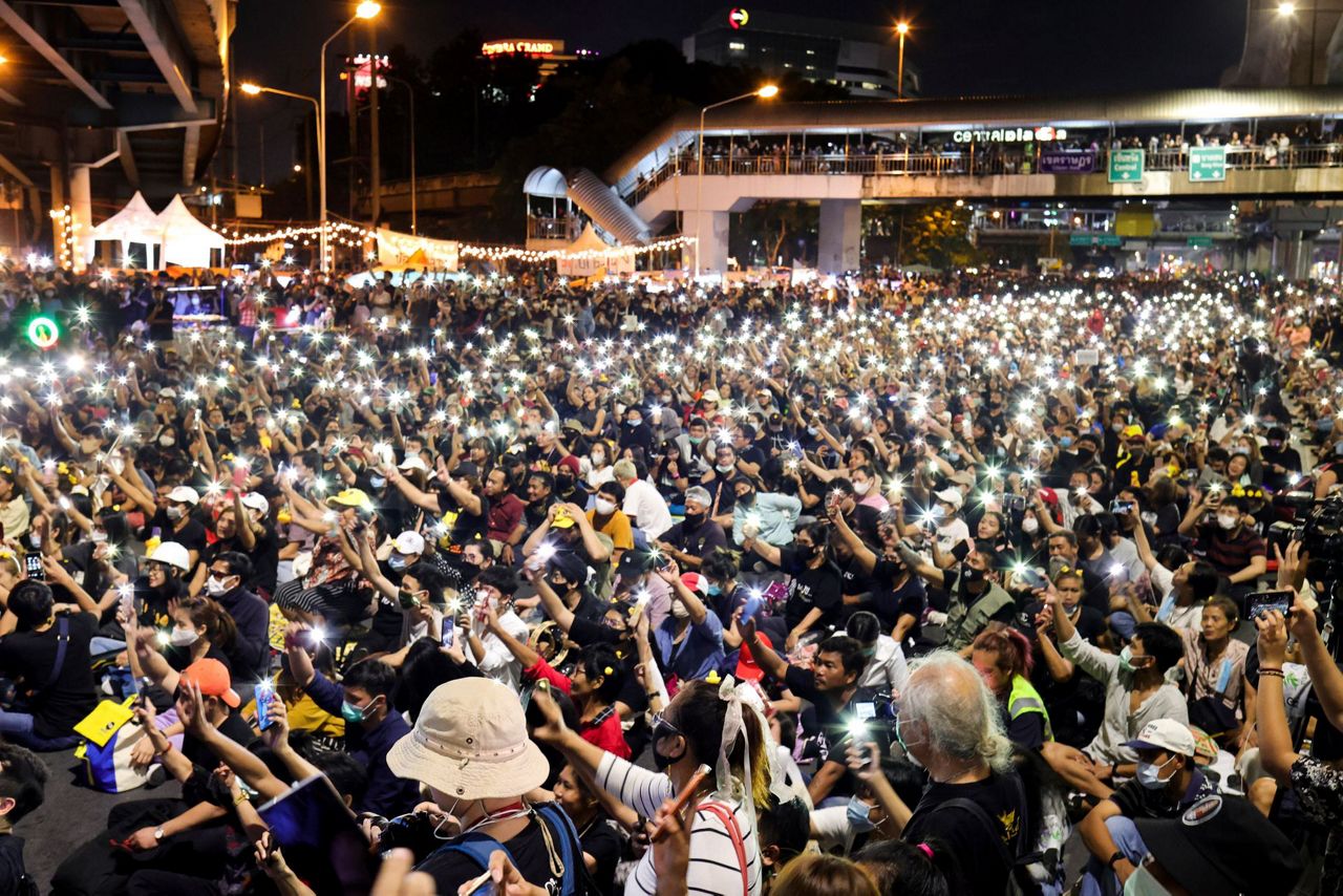 Thai pro-democracy protesters warn of possible coup
