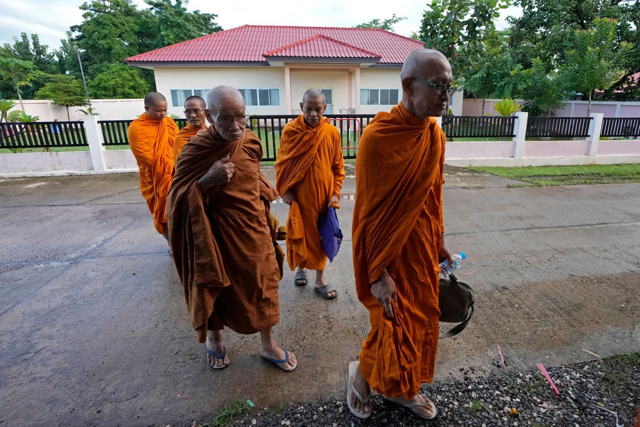 A modest Buddhist ceremony marks the anniversary of a day care center ...