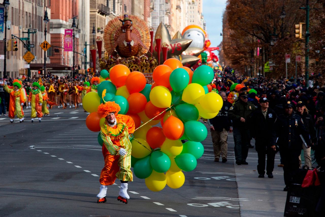 How high will balloons fly at NYC Thanksgiving parade?