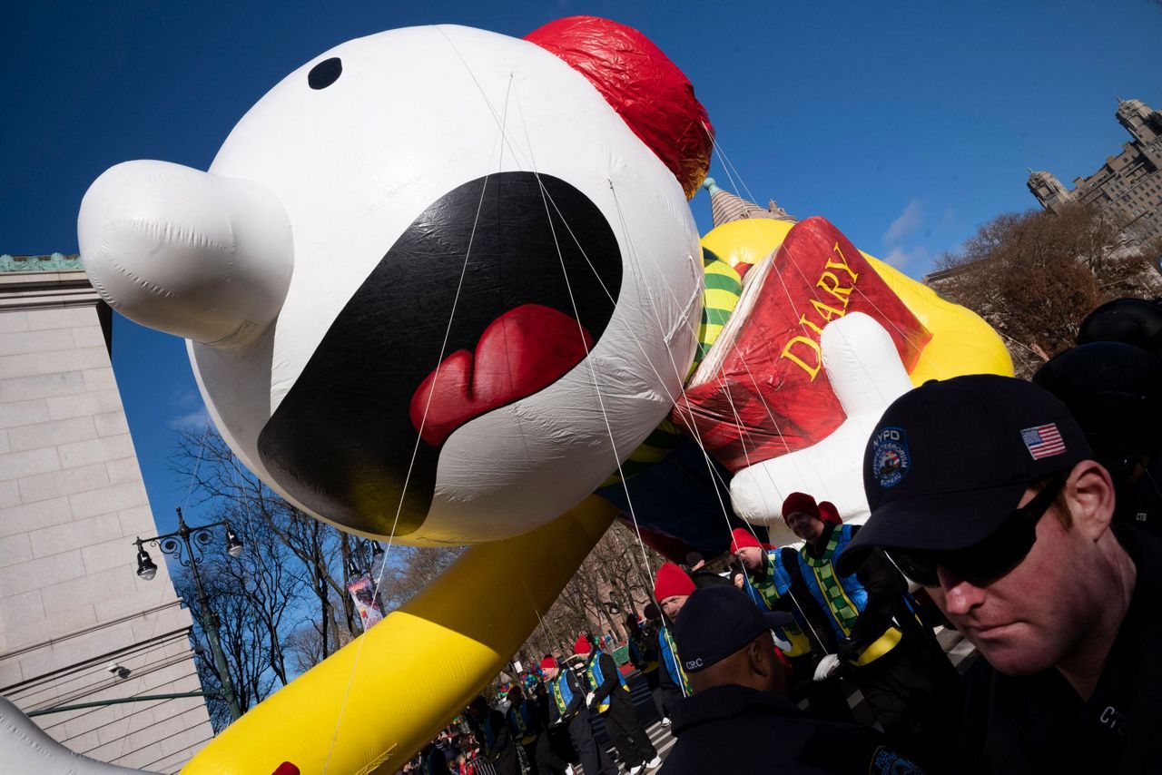 How high will balloons fly at NYC Thanksgiving parade?