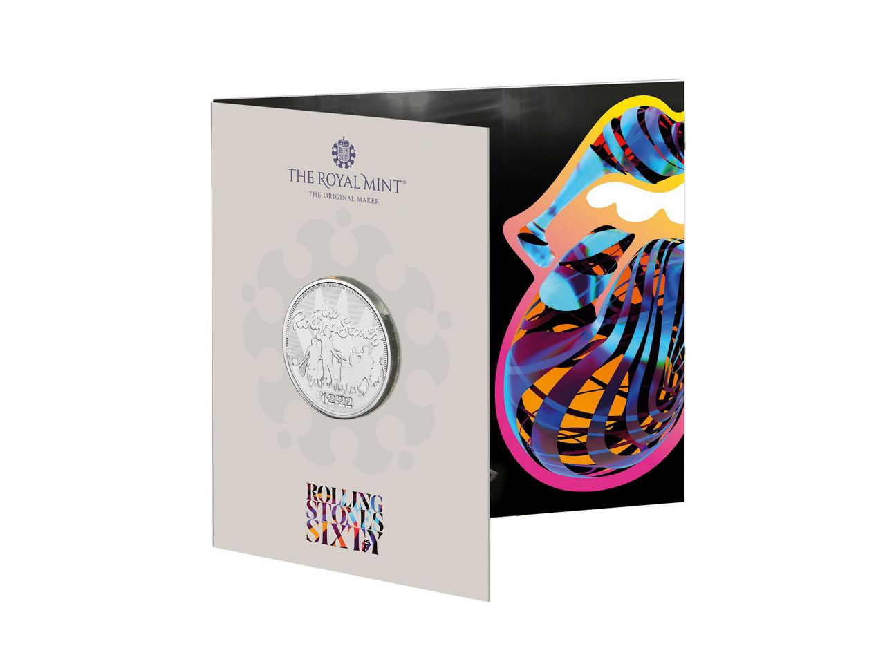 Rolling Stones' 60th year honored with UK collectible coin