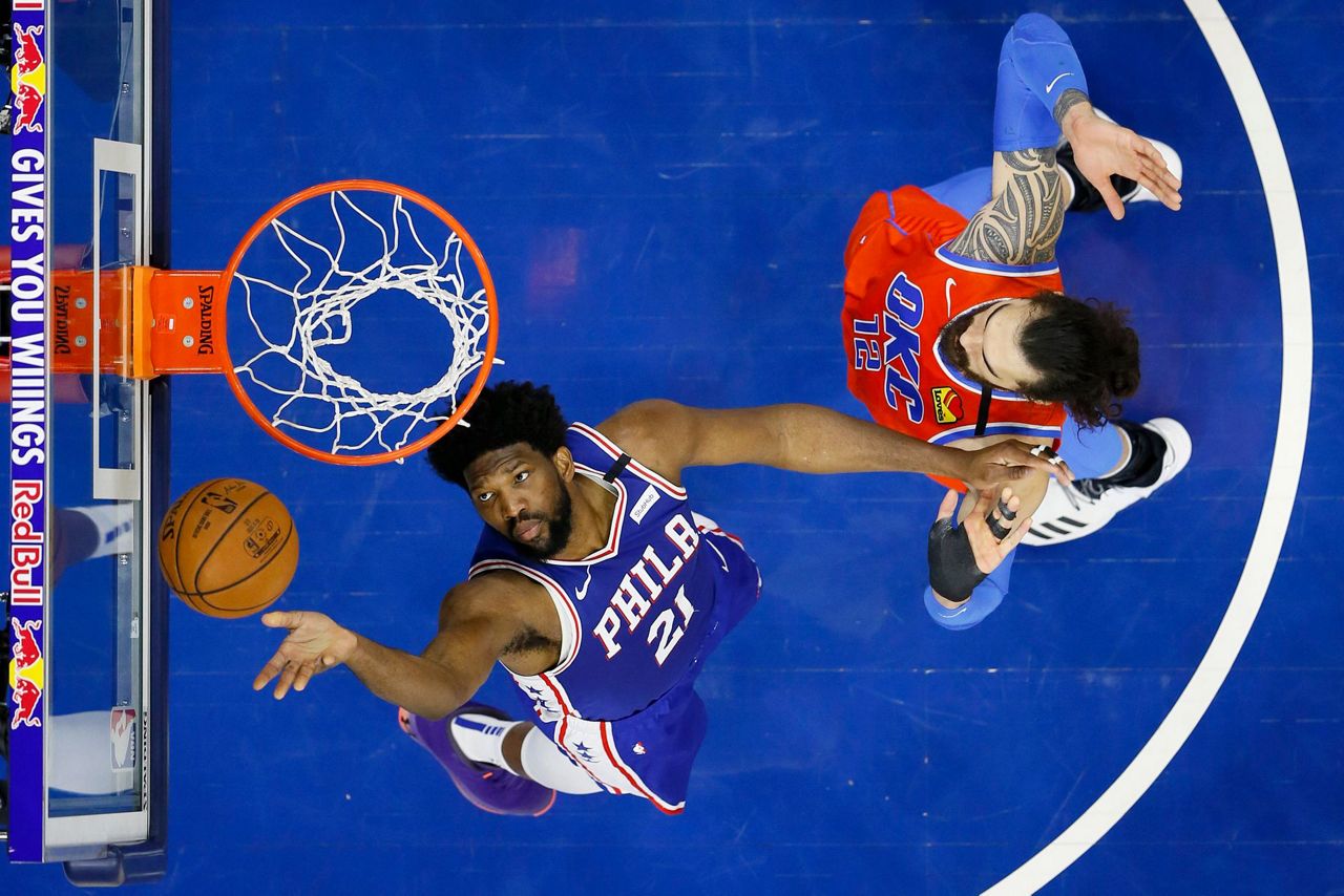 76ers center Joel Embiid out with torn ligament in left hand