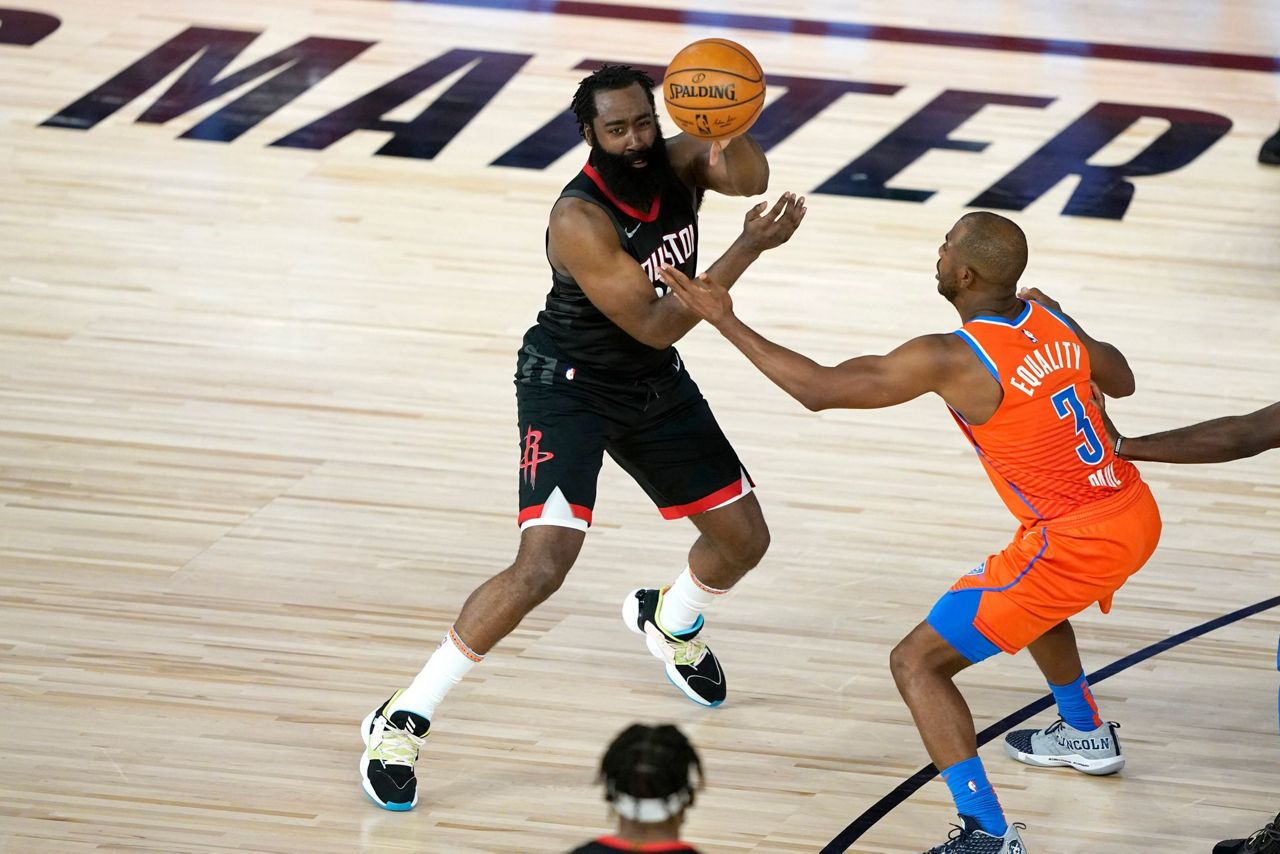 Harden scores 31 points, Rockets beat Thunder for 3-2 lead
