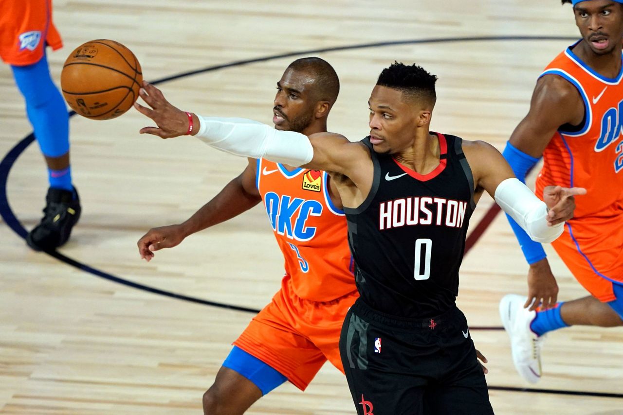 Harden scores 31 points, Rockets beat Thunder for 3-2 lead