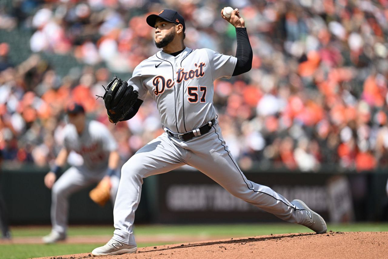 Detroit's Rodriguez has perfect game through 6 at Baltimore