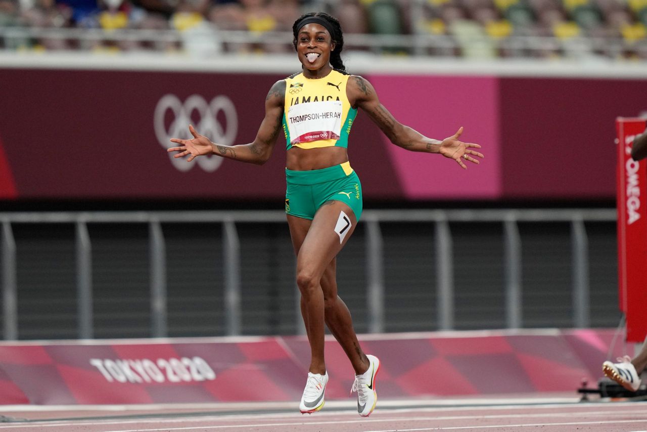 You again! Thompson-Herah speeds to 2nd Olympic sprint sweep