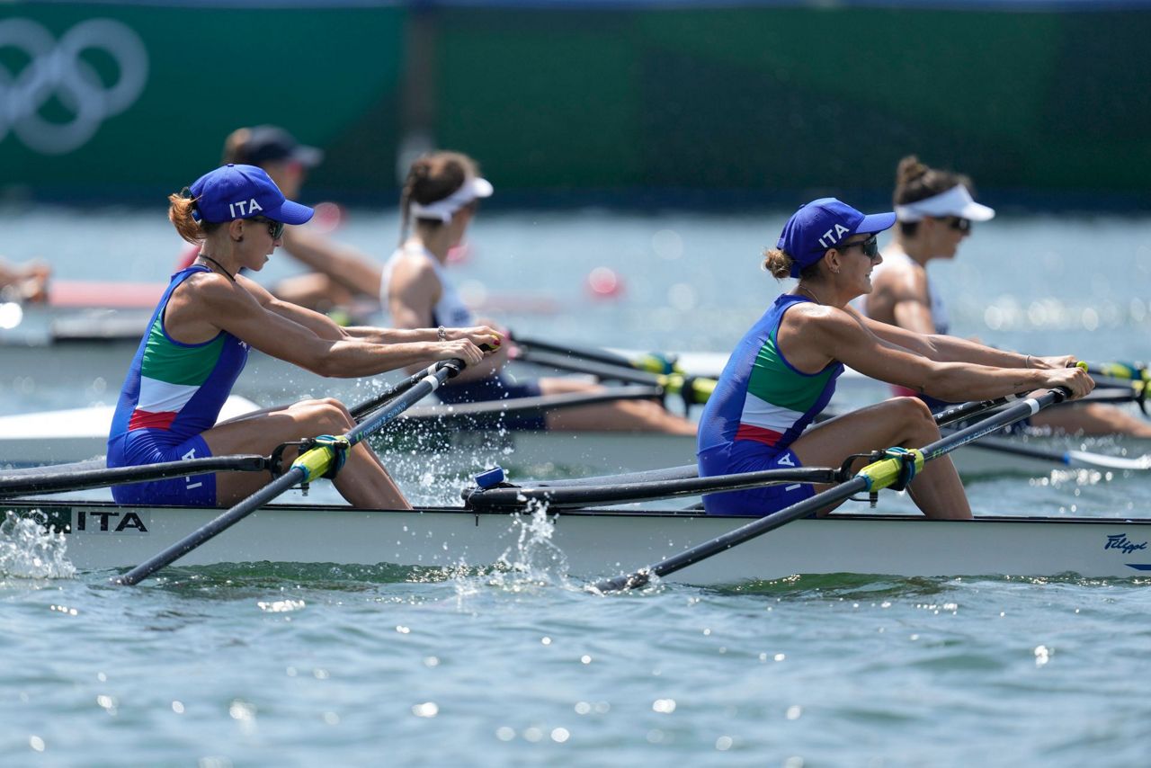 Olympics Latest: Croatian brothers win rowing gold