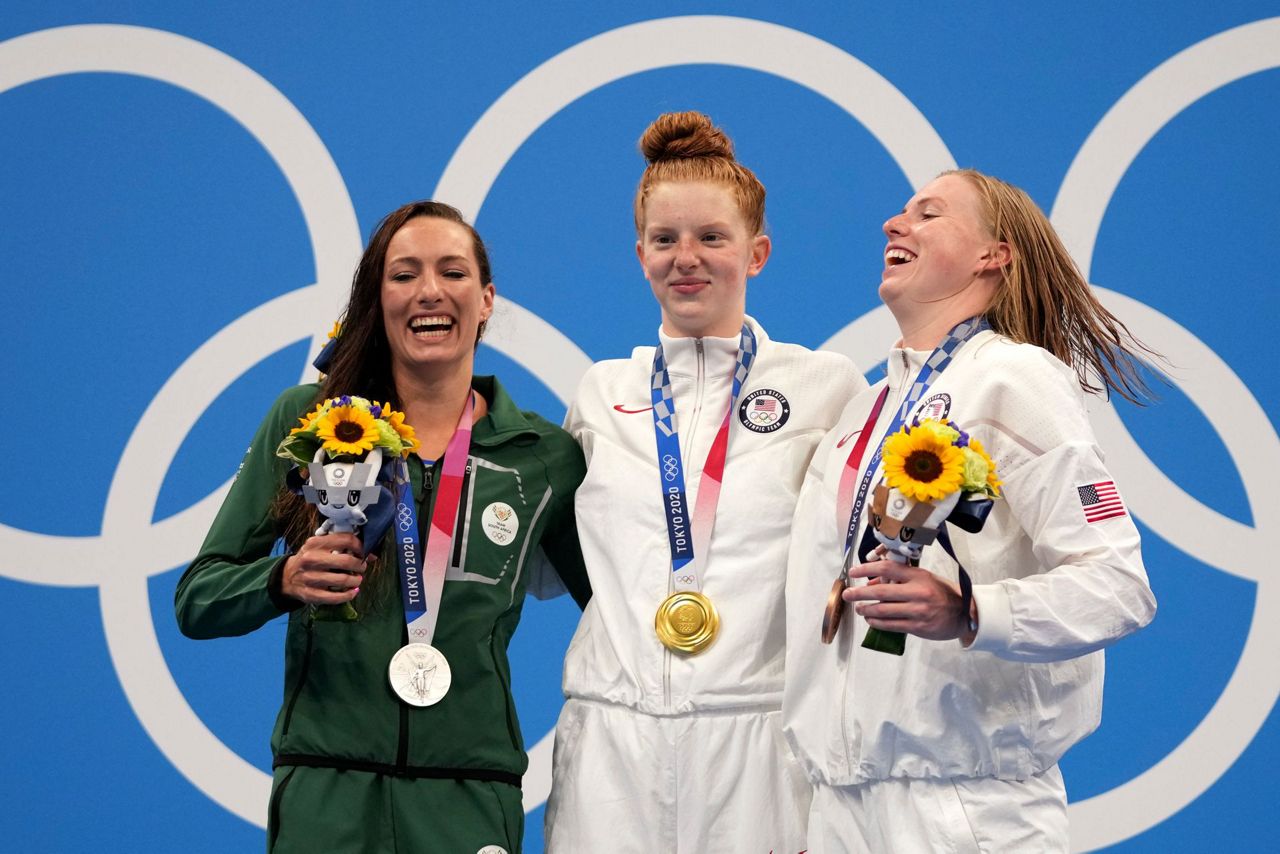 Doing It For The A: Alaska's first Olympic swimmer wins gold