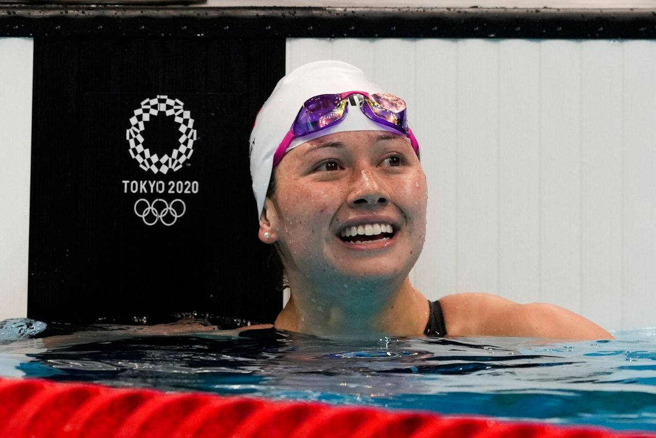 Haughey wins 2nd Olympic swimming medal for Hong Kong
