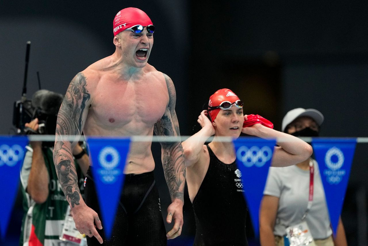 Olympic first: Men, women to swim together in the same race