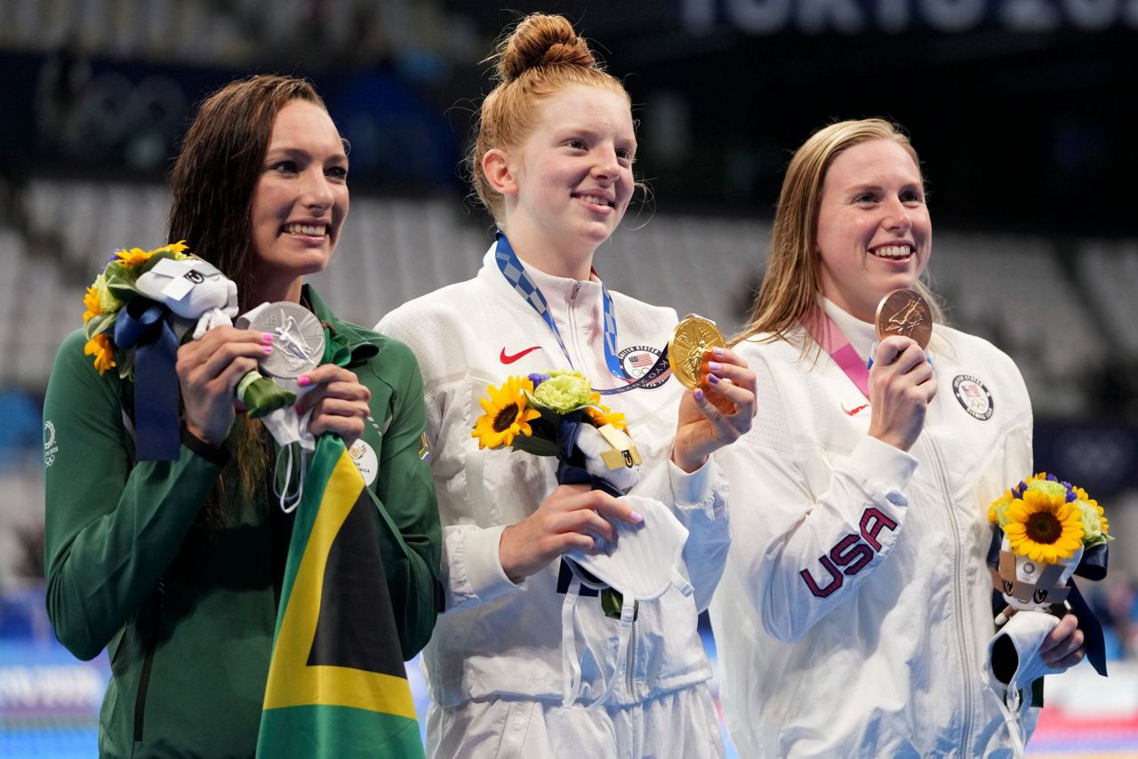 Doing It For The A: Alaska's first Olympic swimmer wins gold