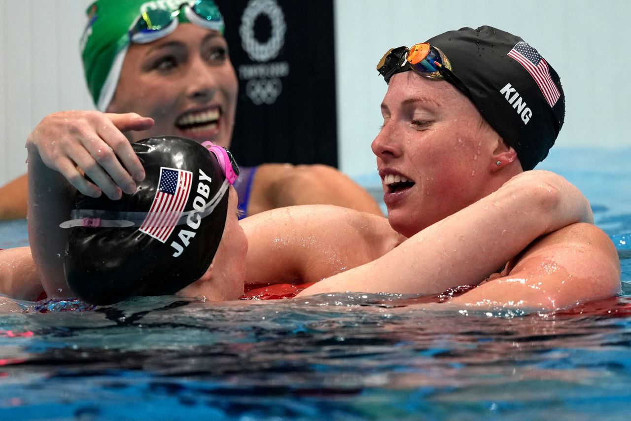 Doing It For The A: Alaska's first Olympic swimmer wins gold