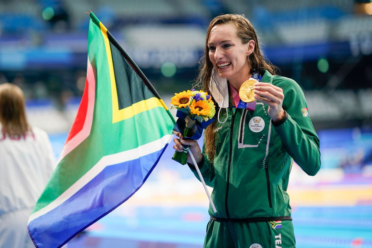 South African sets first individual swimming WR at Tokyo