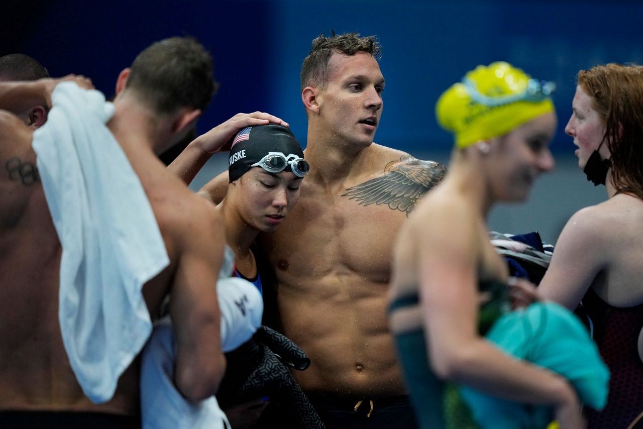Olympic first: Men, women to swim together in the same race
