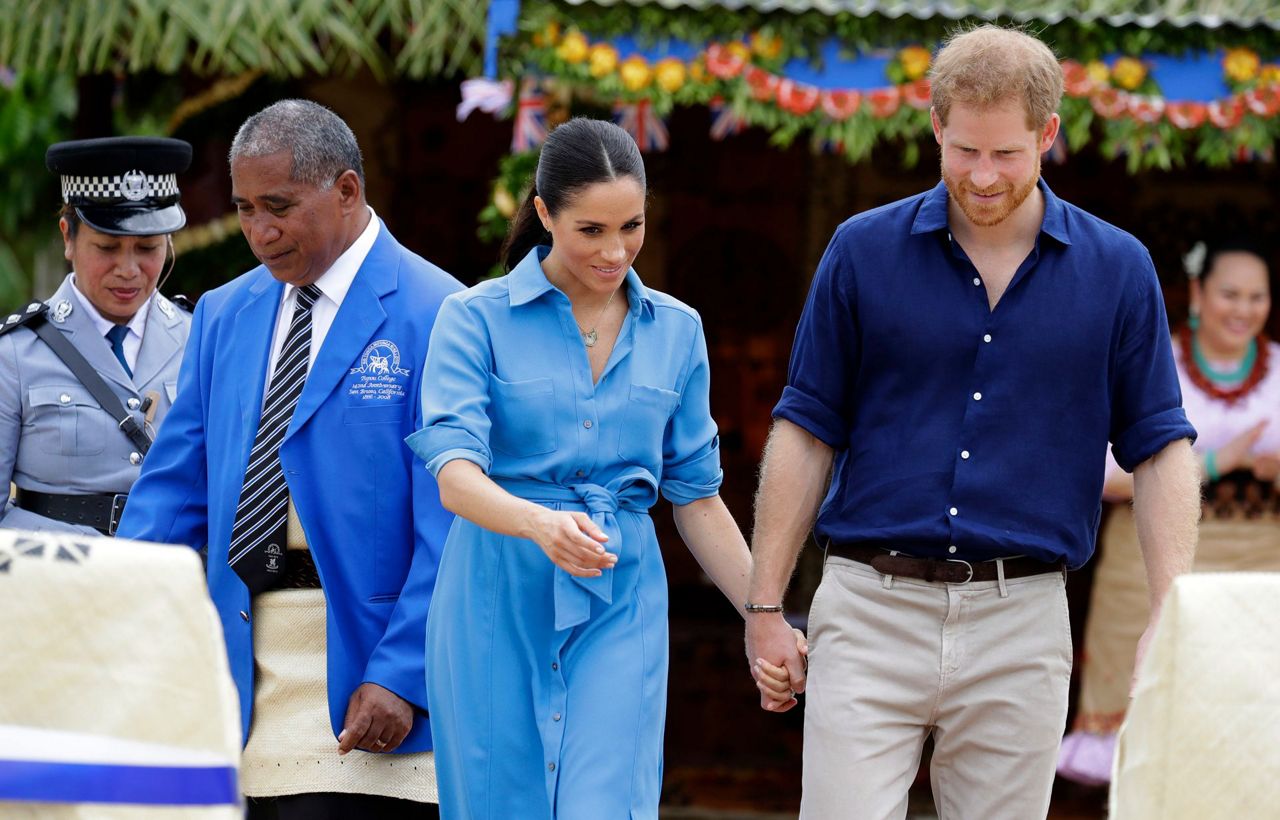 Royals Harry and Meghan dedicate forest reserves in Tonga