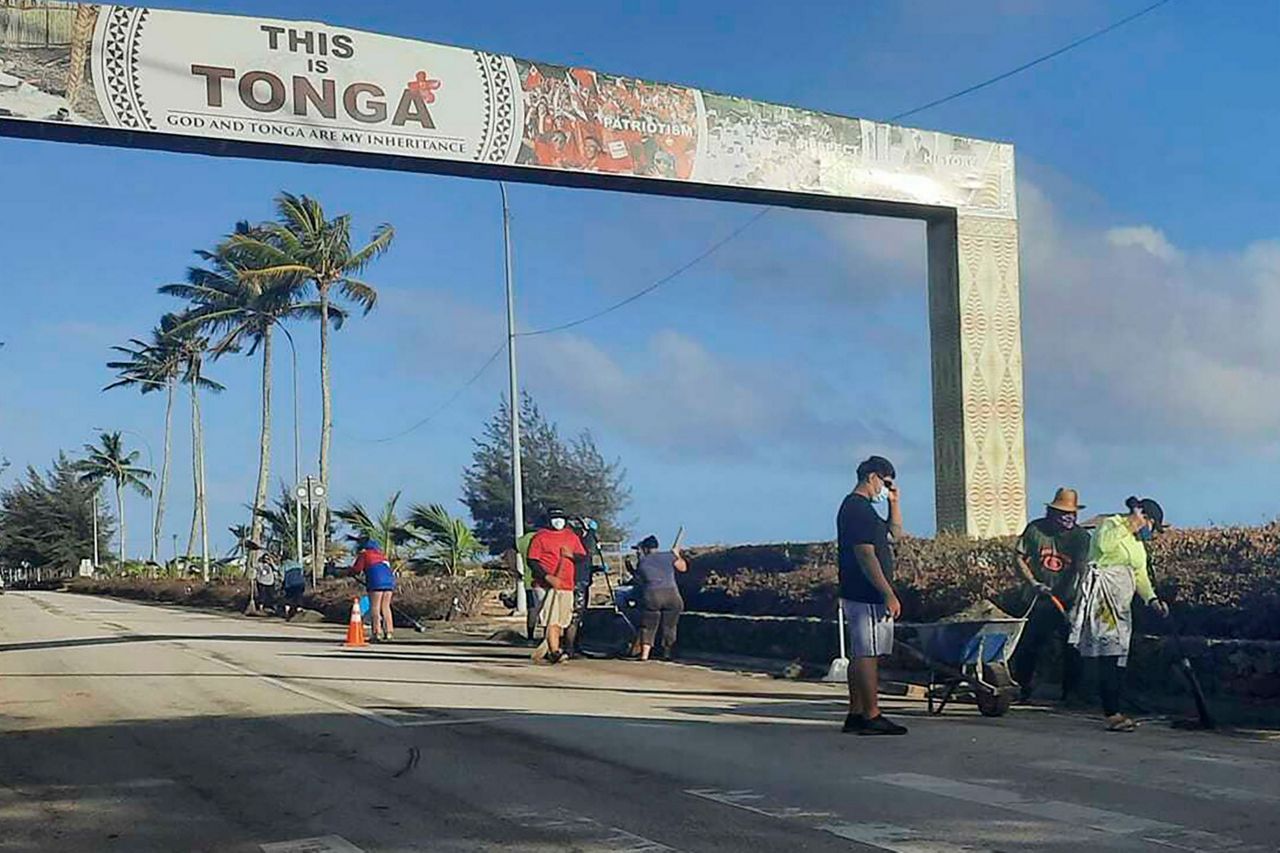 First aid flight leaves for Tonga after big volcano eruption