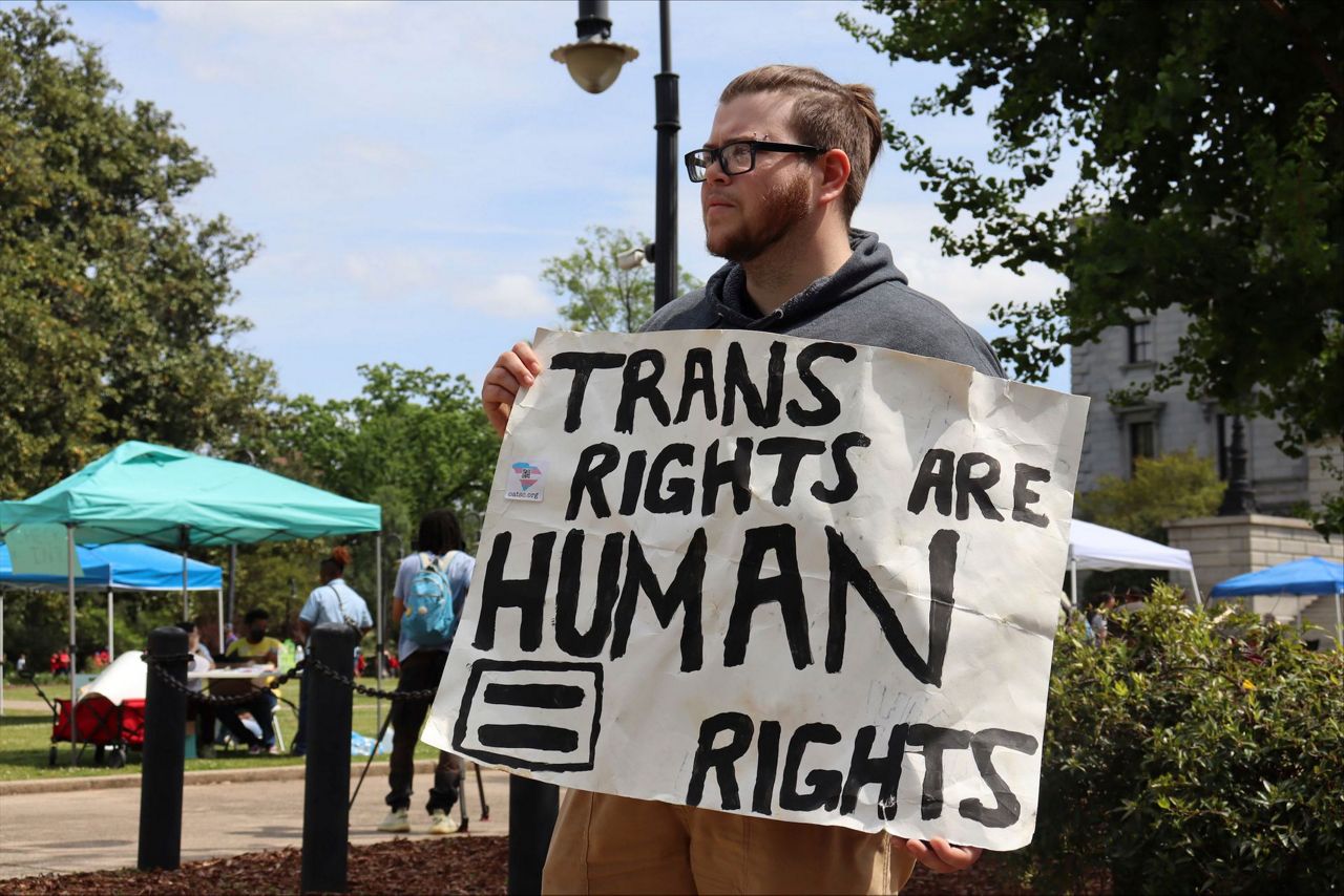 Rallies hope to build support for transgender amid backlash