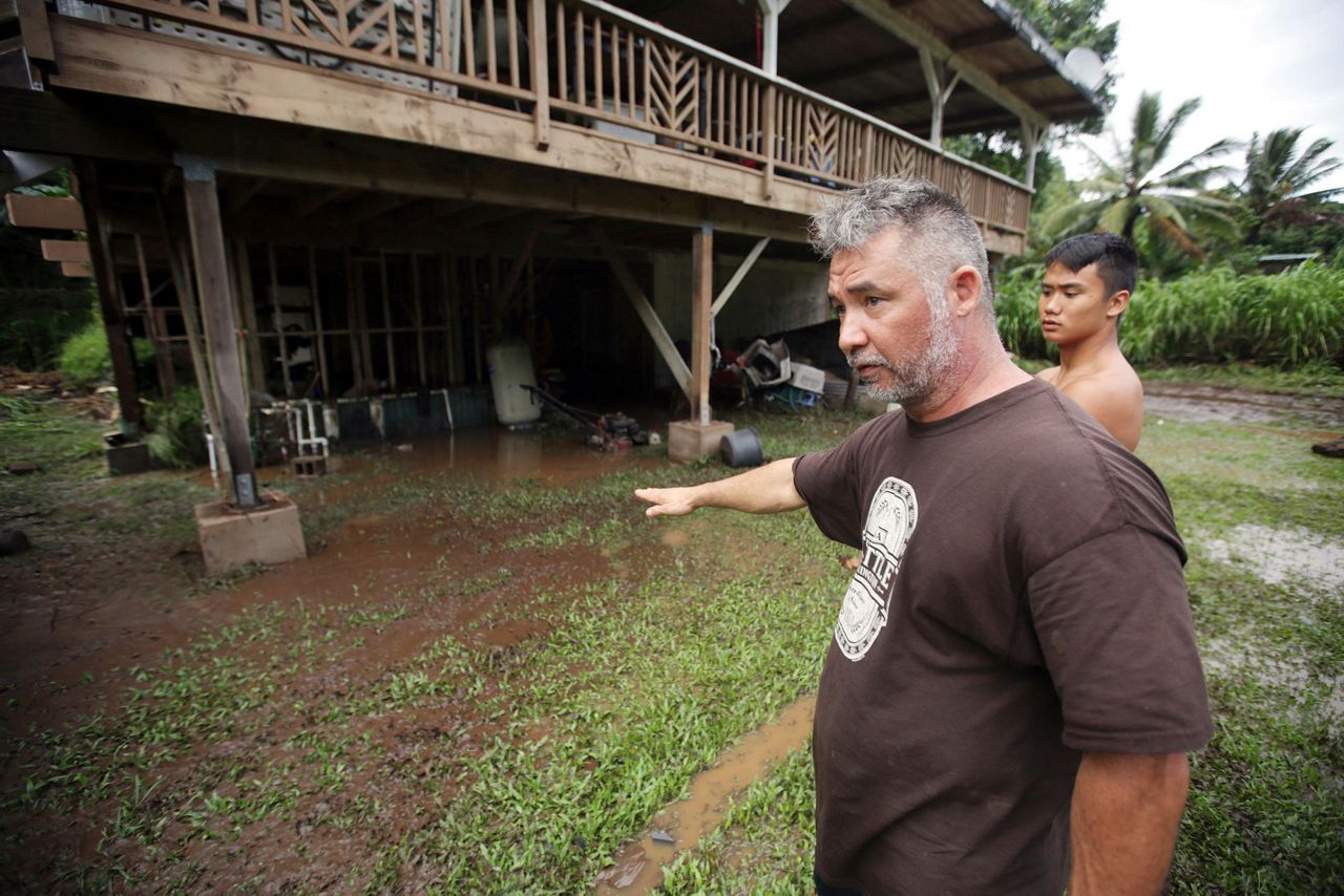 Honolulu dam's neighbors warned as storm raises water levels