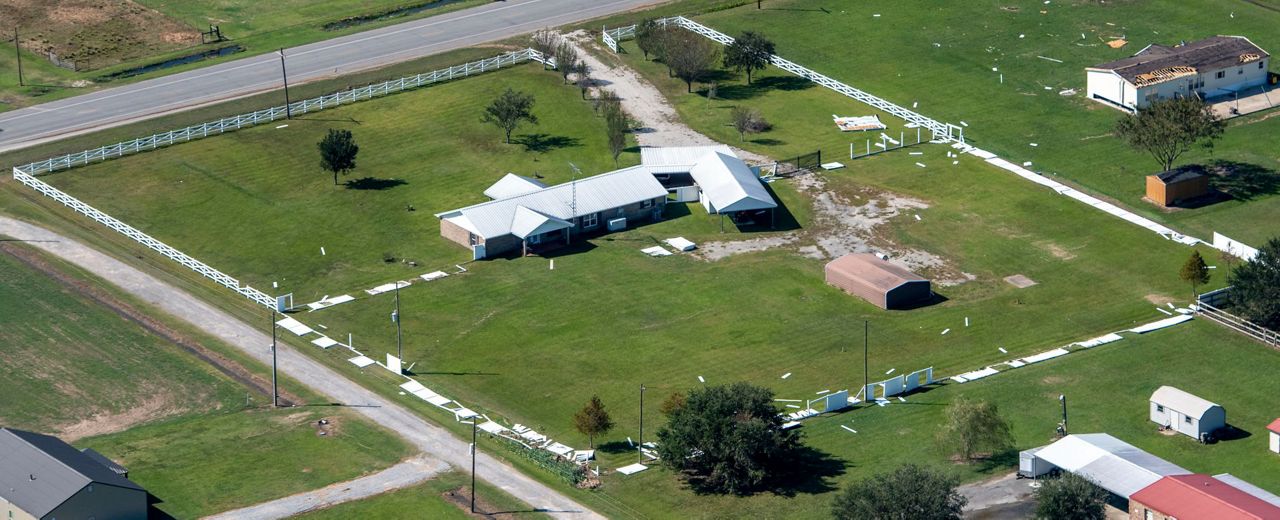 In hurricane-ravaged Louisiana, residents dig out, again