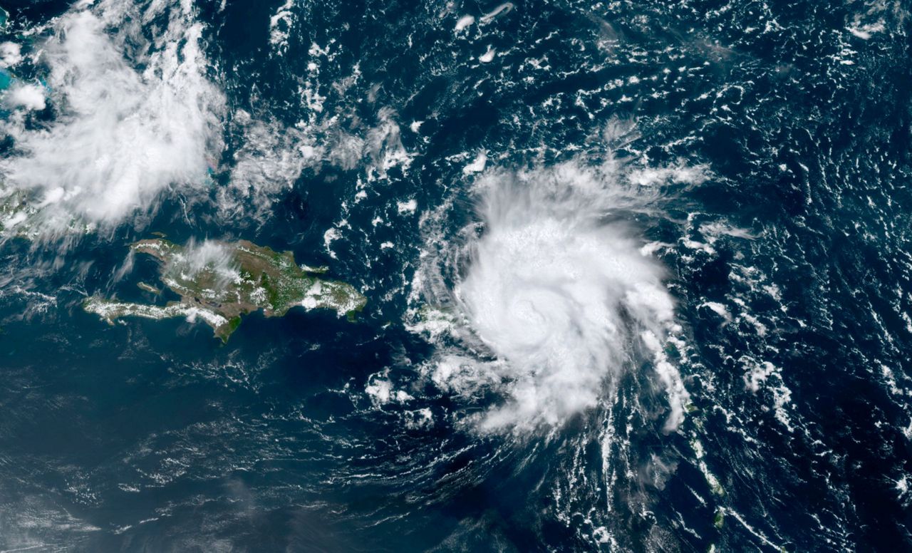 Hurricane heads for Florida after brushing Caribbean islands