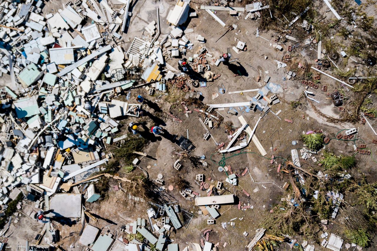 In Florida, families seeking the missing amid storm damage