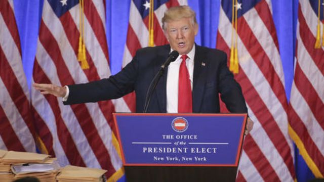 President-Elect Delivers First Formal Press Conference