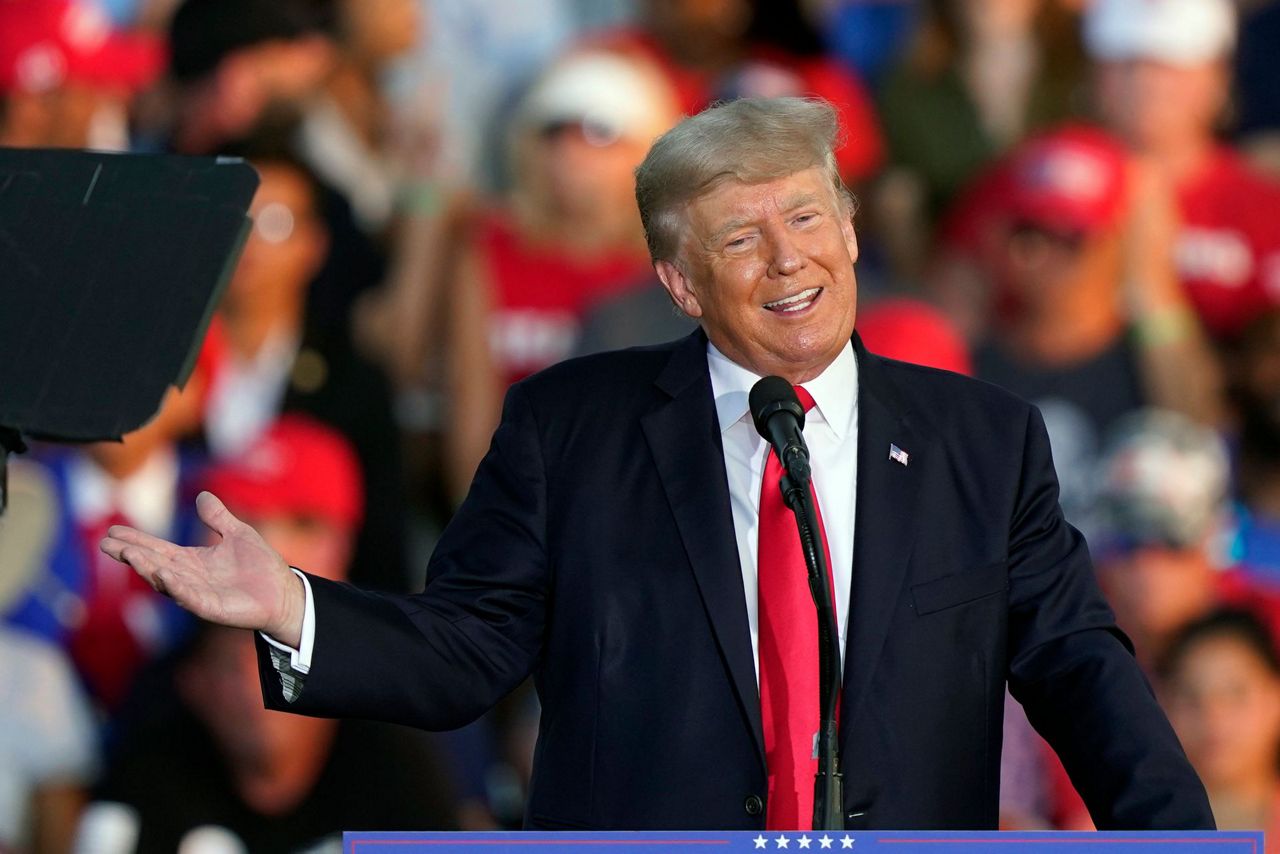 Trump targeting GOP impeachment voter at Ohio revenge rally
