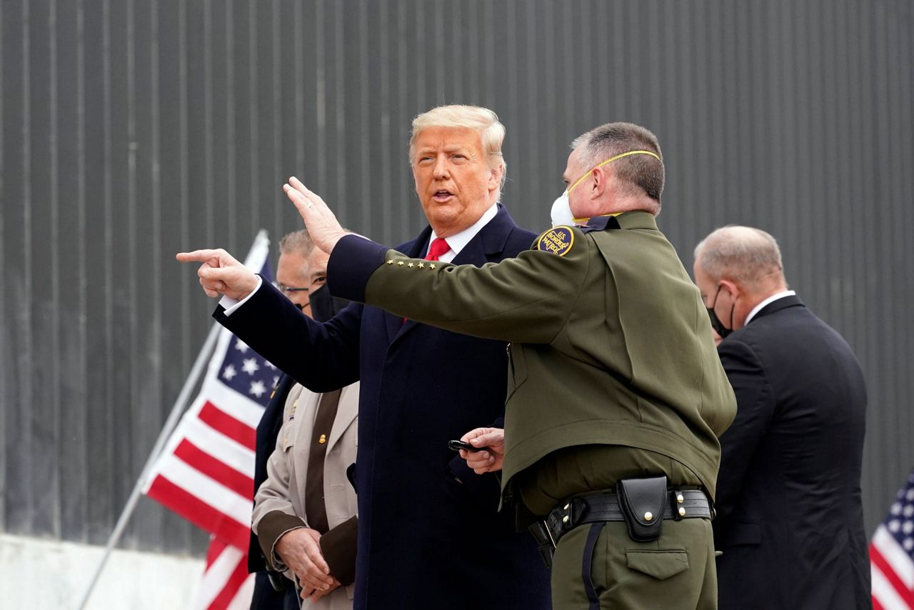 Trump heads to Texas border in final days to showcase wall