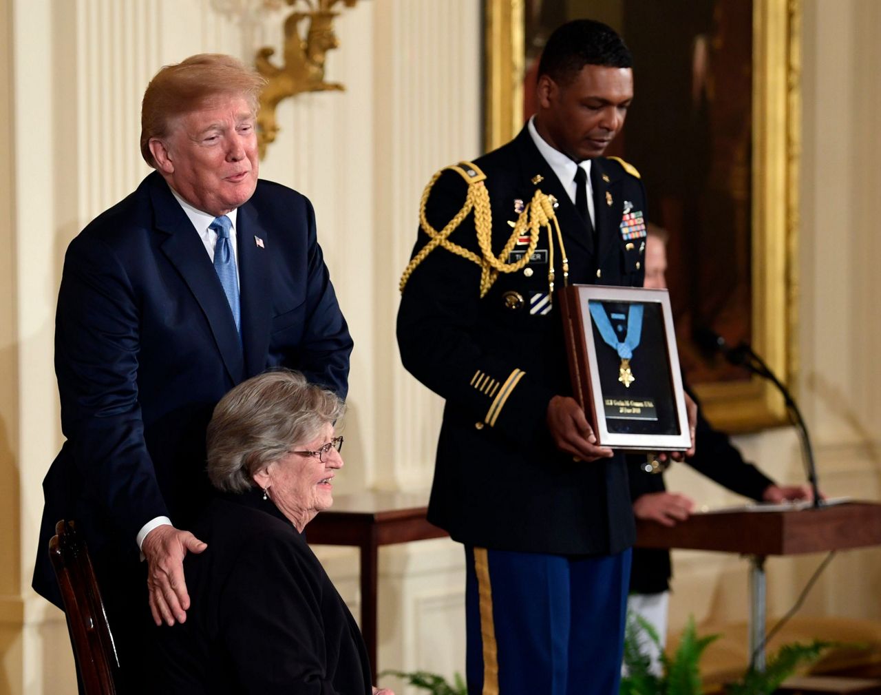 Trump awards posthumous Medal of Honor to WWII Army officer