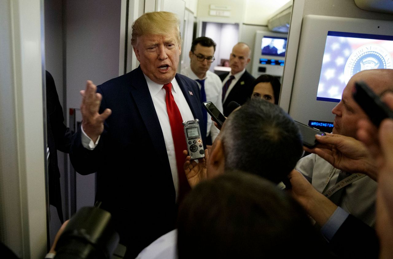 The Latest: Trump names new acting intelligence director