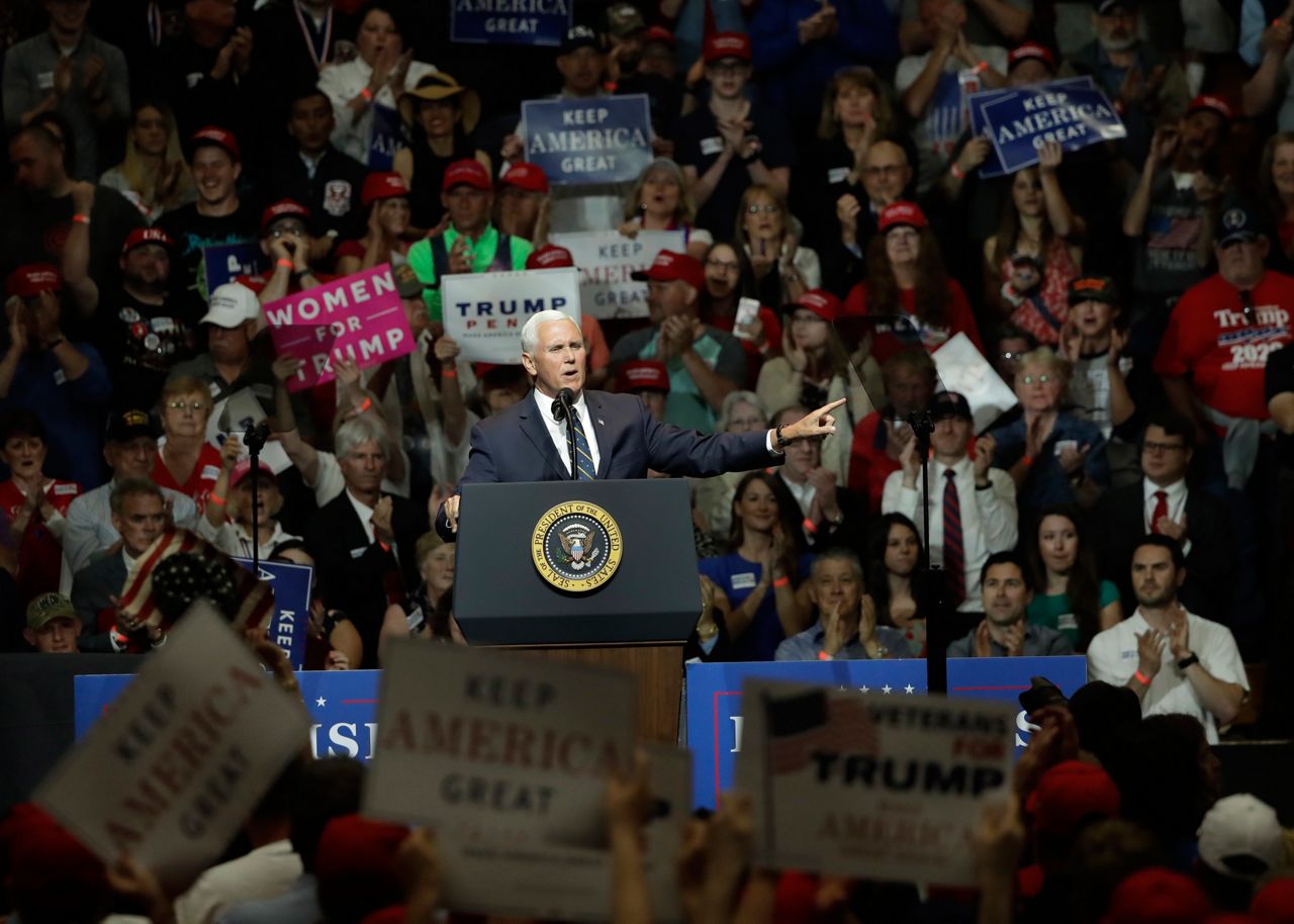 Trump is returning to campaign roots at rally in Indiana